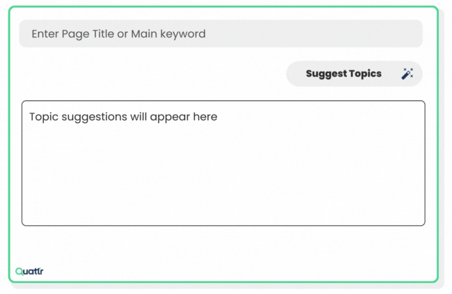 Free AI Topic Research Tool | Quattr